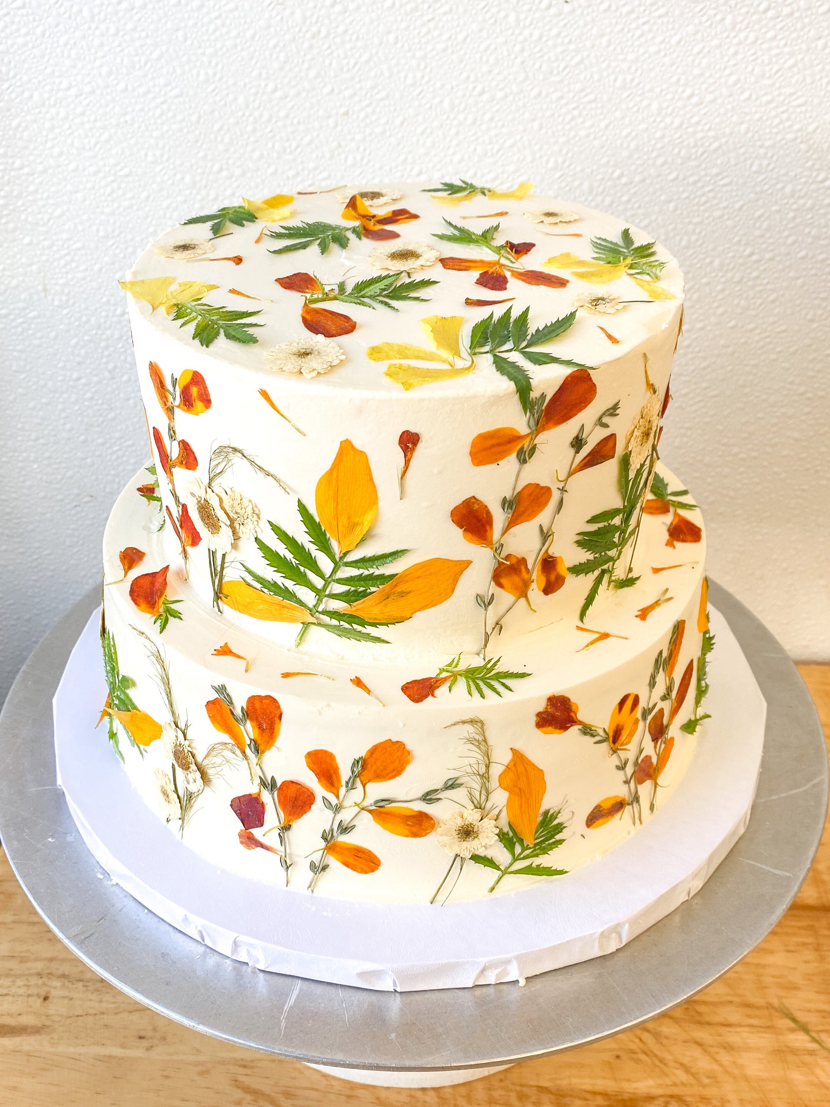 Two-Tier "Garden Party" Celebration Cake - Available for Local ...