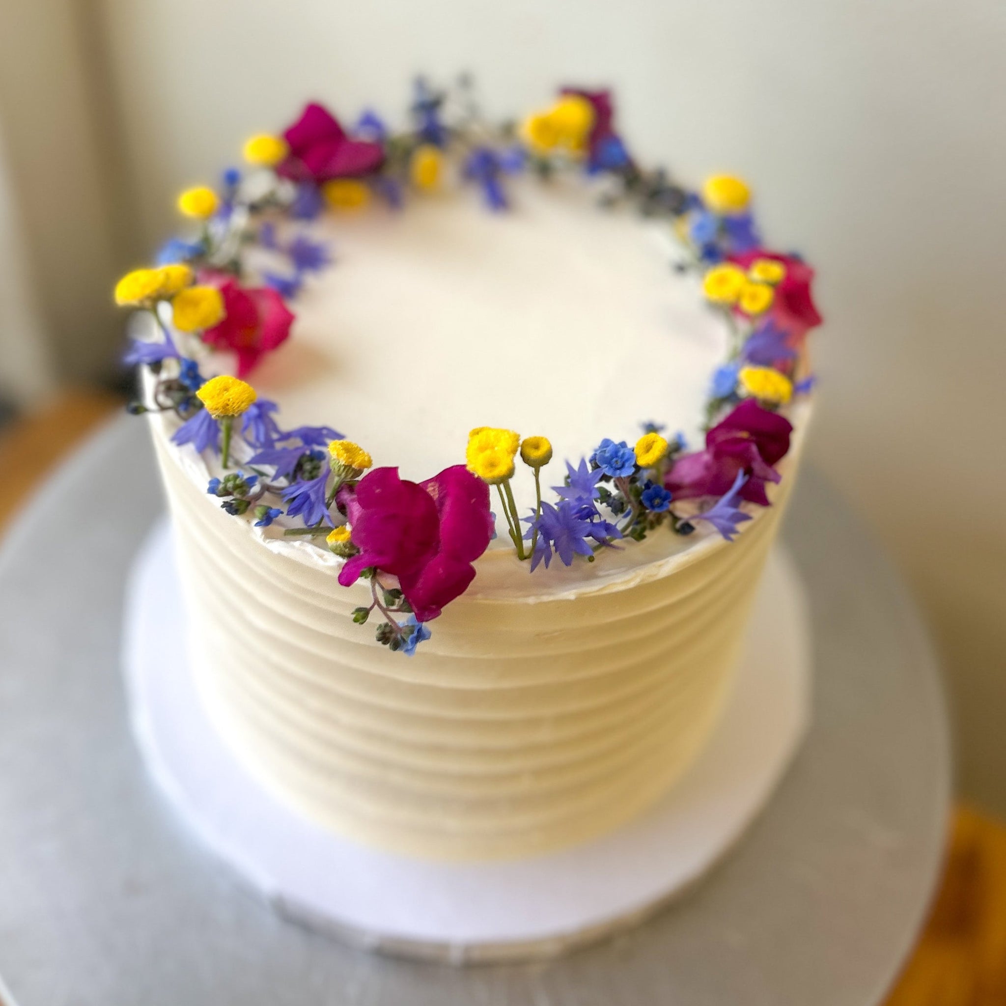 Single-Tier Celebration Cake - Available for Local Charlottesville ...
