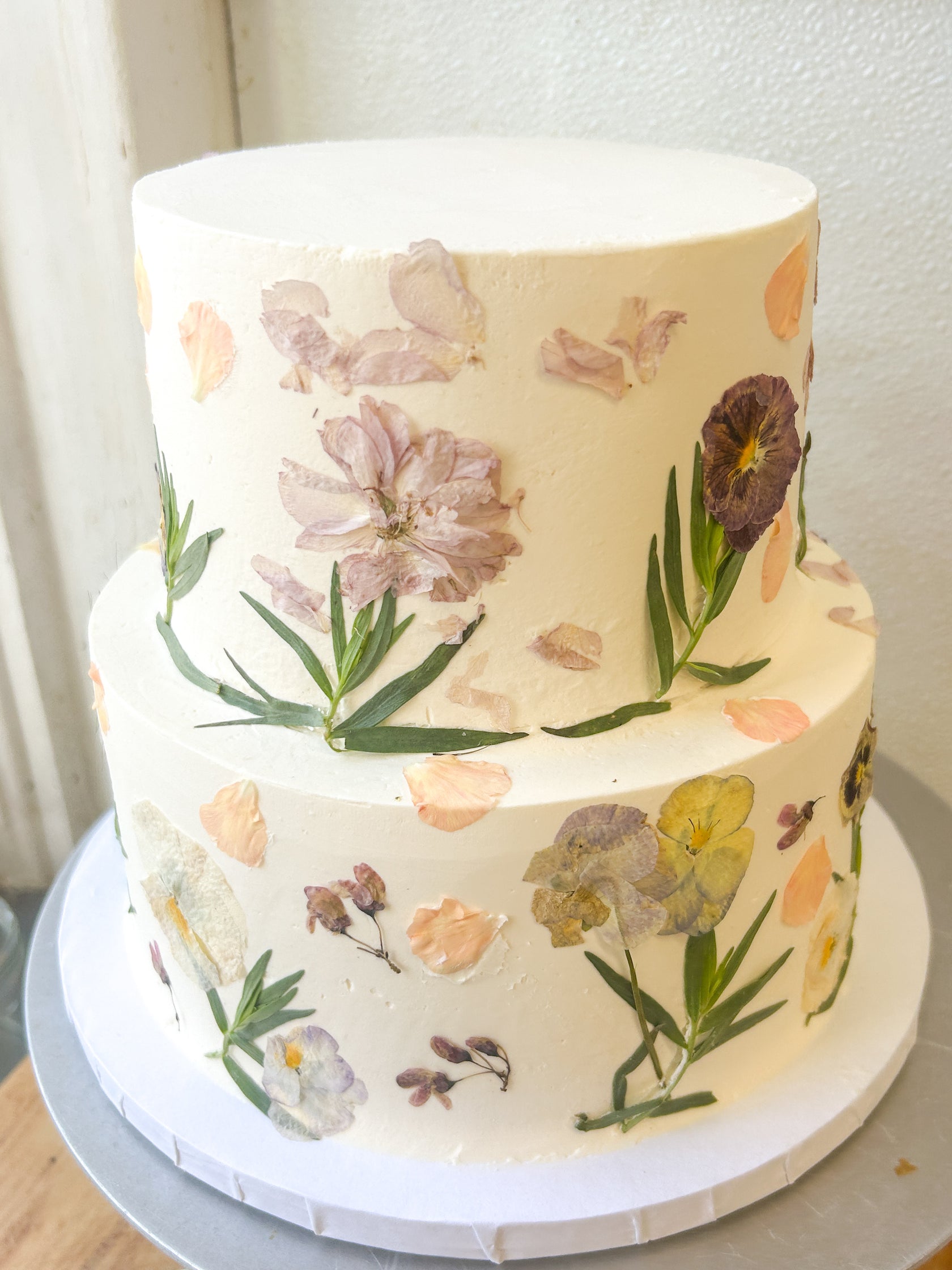 Two-Tier "Garden Party" Celebration Cake - Available for Local ...