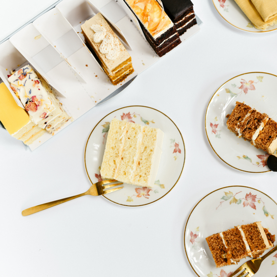 8-Slice Custom Cake Tasting Box | Pick Your Flavors | Cake Bloom